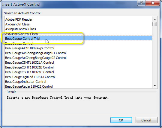 How to use BeauGauge ActiveX control in your Microsoft Access project ...